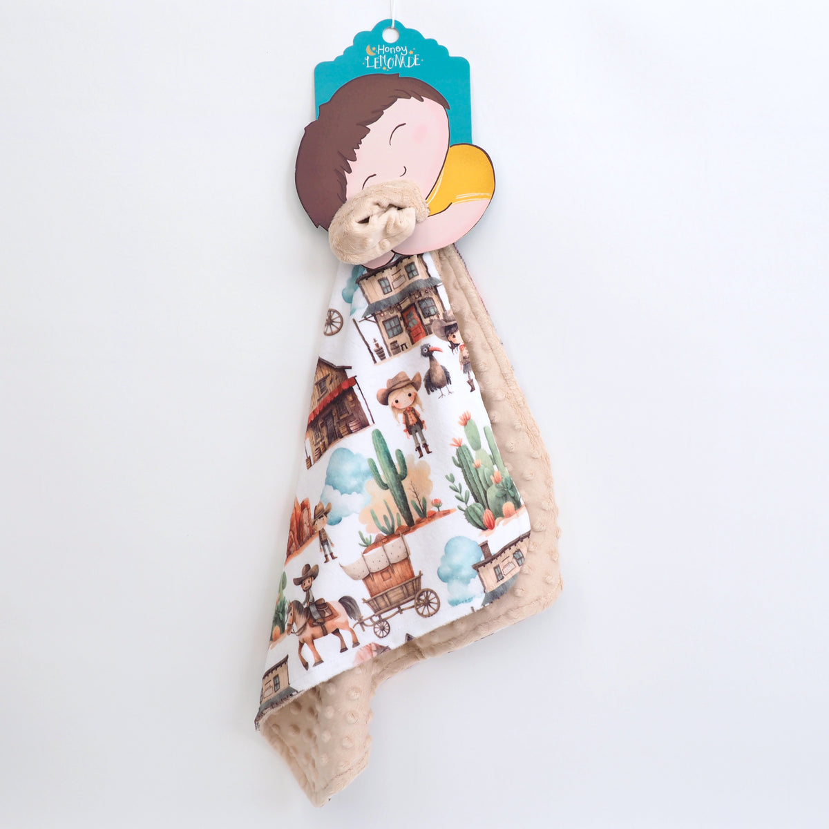 Mini Minky Blanket West Adventure – Honey Lemonade